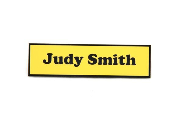 Engraved Custom Name Badges | Vector & Raster Laser Services